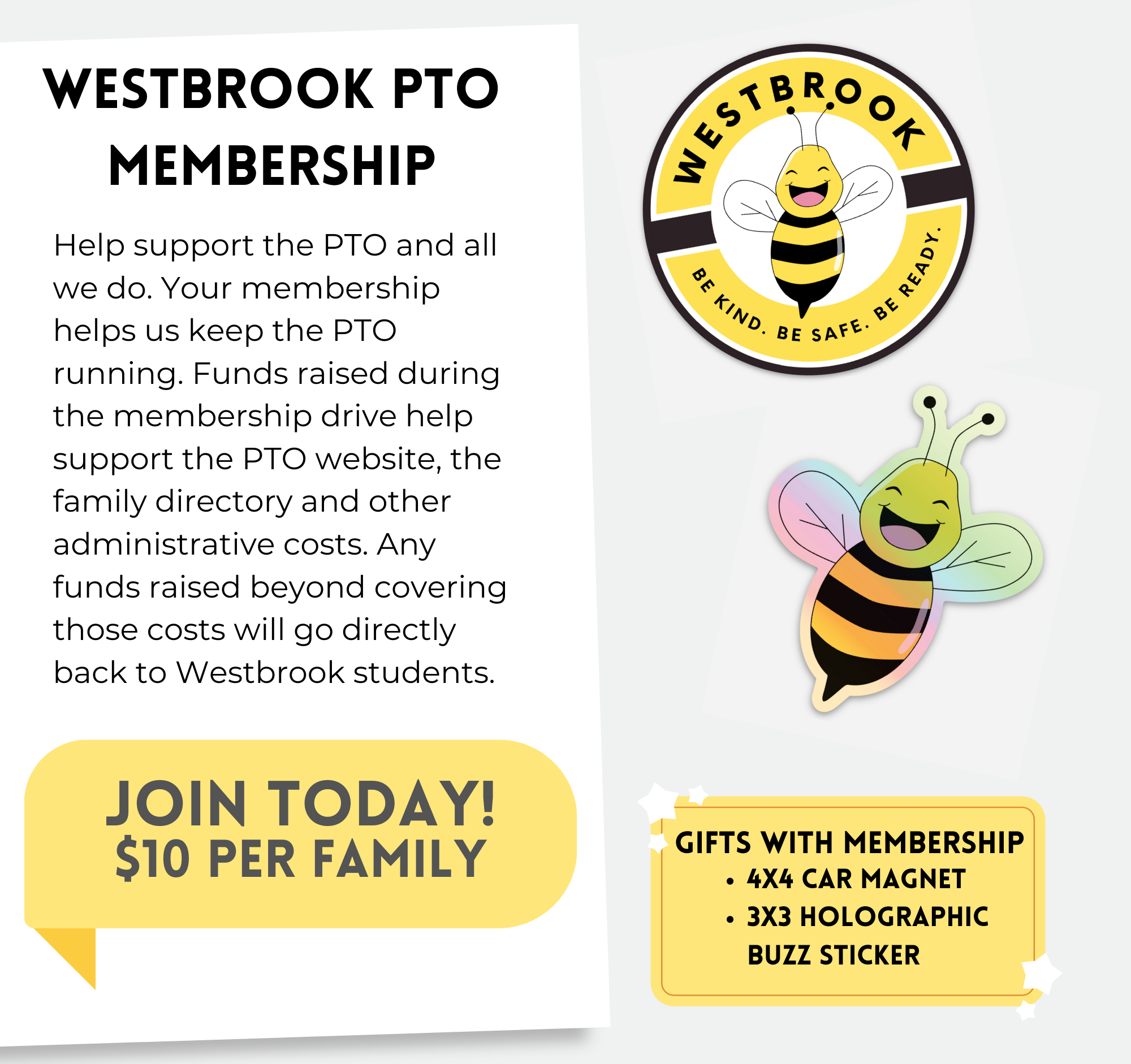 Join the PTO! – Westbrook School PTO